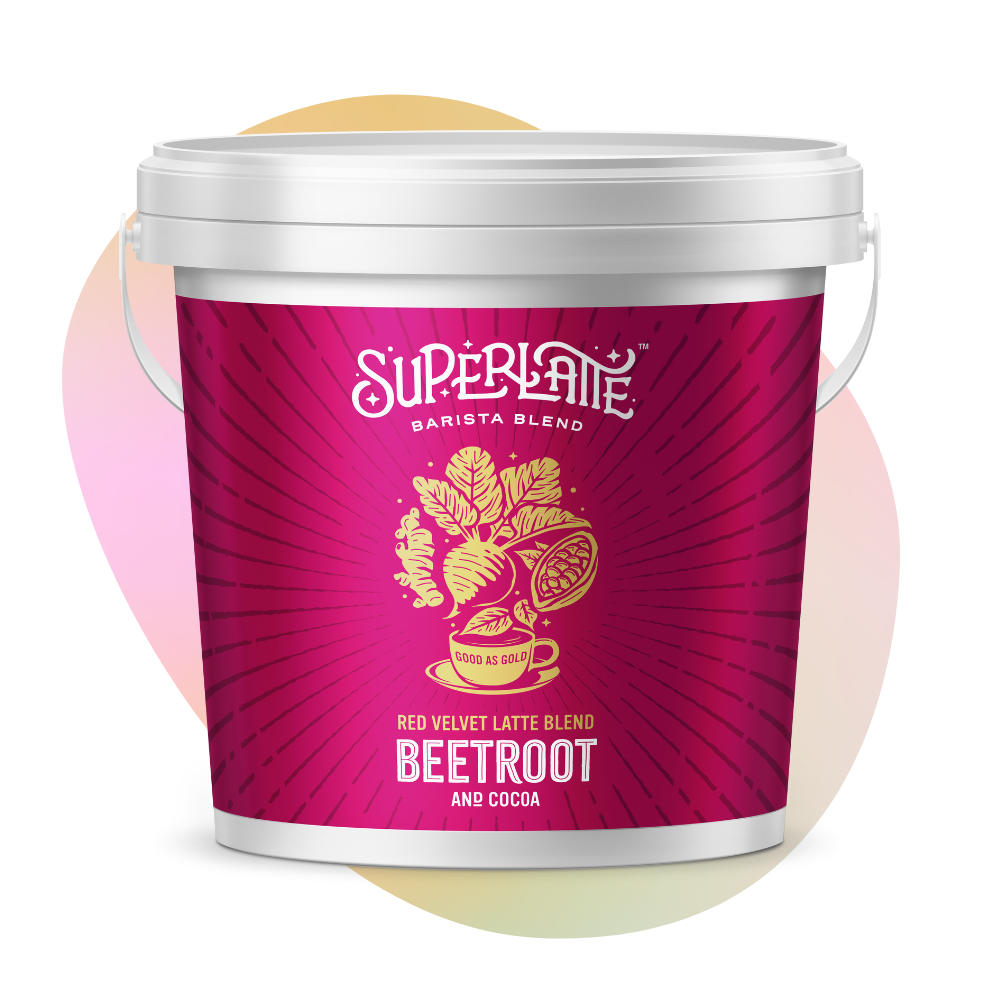 Barista approved Beetroot & Cocoa Latte. Order online – Superlatte
